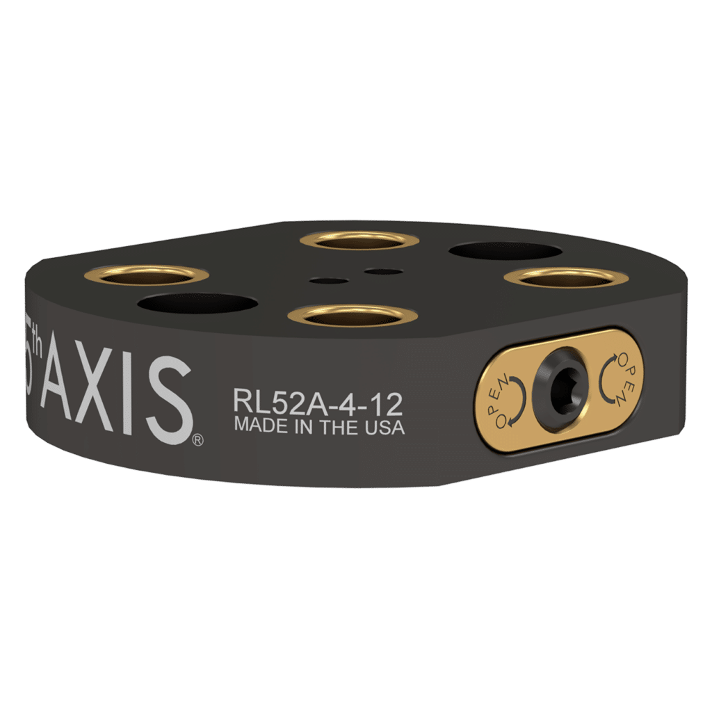 52mm Low Profile Base, Aluminum (Mounting: 2x M12 at 180° on 75mm PCD ...