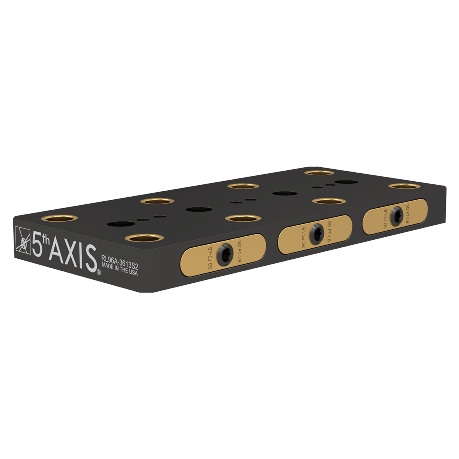 96mm Multi-Position Base (Mounting: 4x M12 in a row on 80mm BCD) - CNC ...