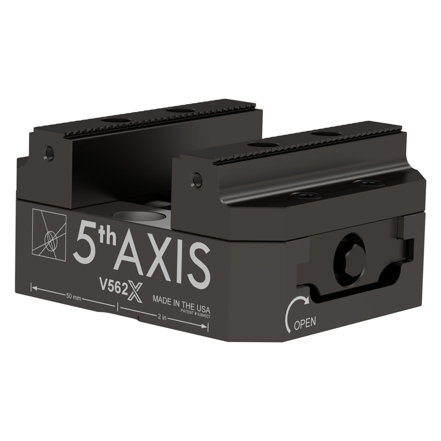 Self-Centering Vise (125.7mm x 152.4mm x 73.6mm) - CNC Workholding ...