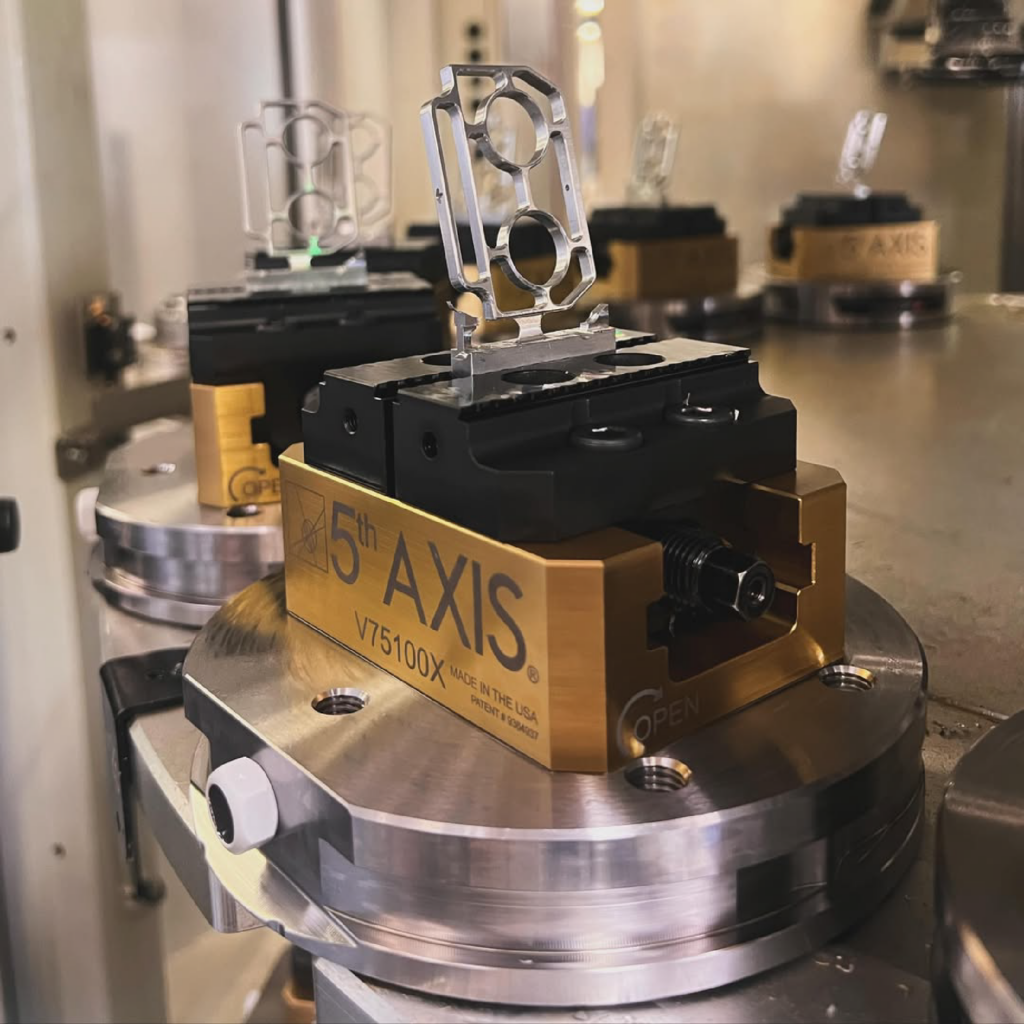 Compact Self-Centering Vise (75mm x 100mm x 56mm) - CNC Workholding ...