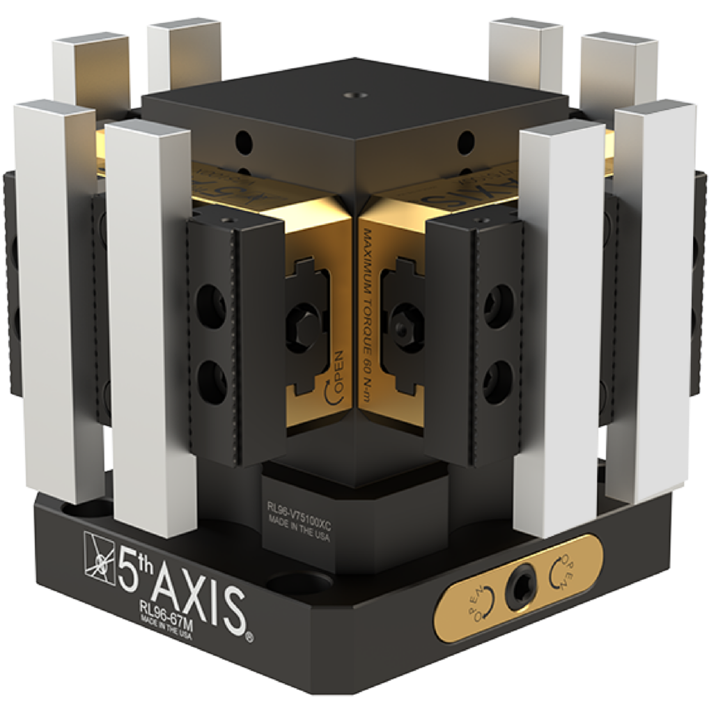 500mm Three-Sided RockLock™ Tombstone, Aluminum - CNC Workholding Solutions