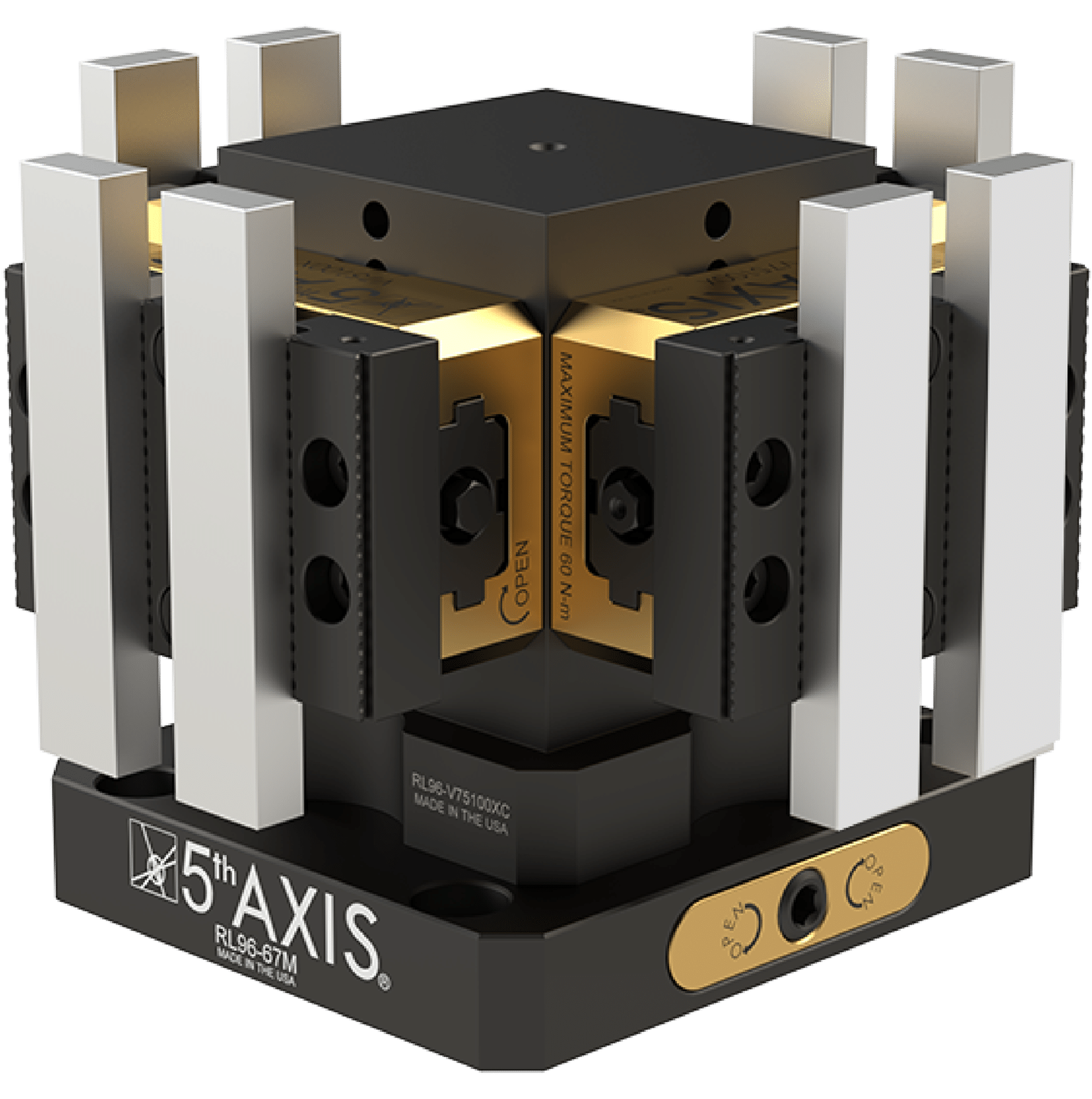 300mm Three-Sided RockLock Tombstone, Steel - CNC Workholding Solutions